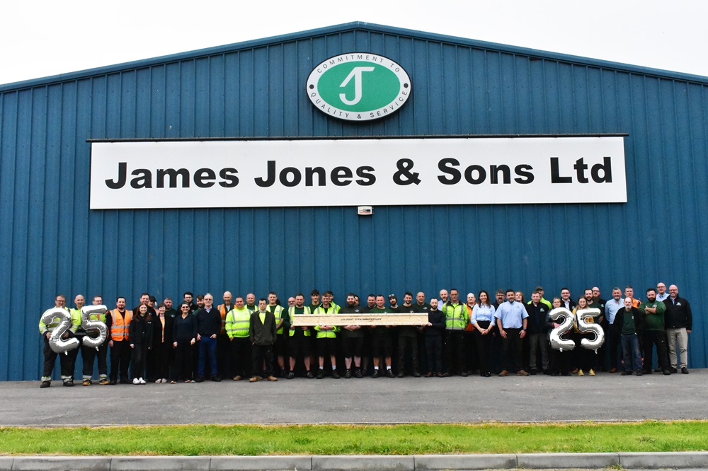James Jones & Sons marks 25th year of timer systems division | Scottish Construction Now